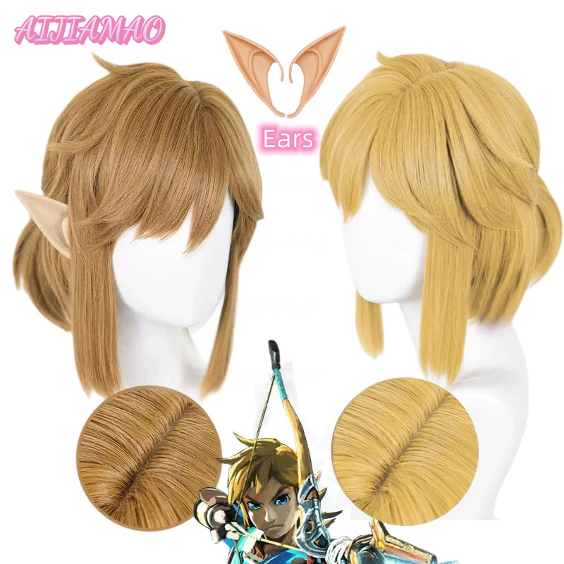 Link-Wig-Cosplay-Twilight-Princess-Cosplay-Blonde-Brown-Wig-Cosplay ...
