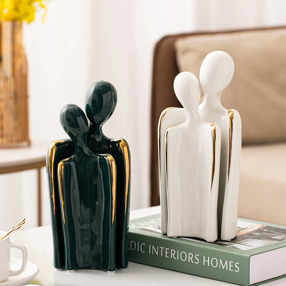 Couple-Model-Sculpture-Desk-Accessories-Indoor-Figurines-Home-Decor ...