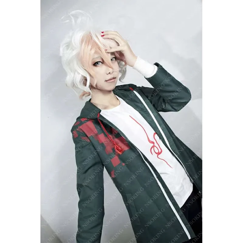 Anime Dangan Komaeda Nagito Coat Cosplay Costume shirt custom made ...