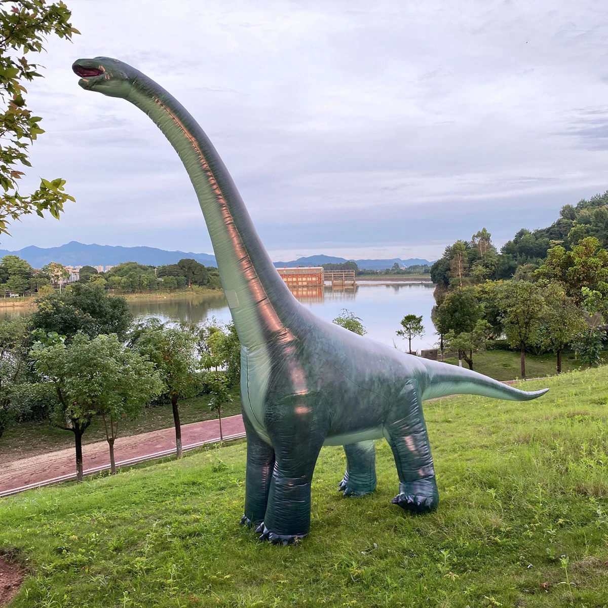 3-1m-Inflatable-Giraffatitan-Dinosaur-Costume-Realistic-Cosplay ...