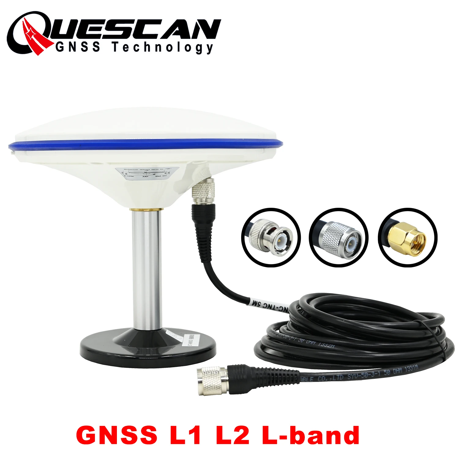 QUESCAN-40dB-GOYH7161-Multi-band-RTK-L1-L2-L-band-GNSS-GPS-Antenna-for ...