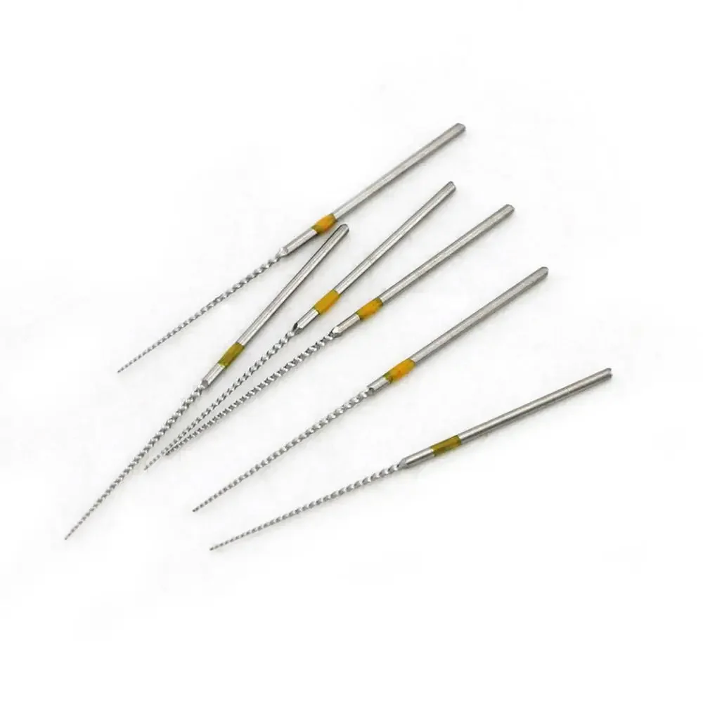 6pcs Dental Endo U Files - NITI Root Canal Files w/ Scaler Tips E1/E2 ...
