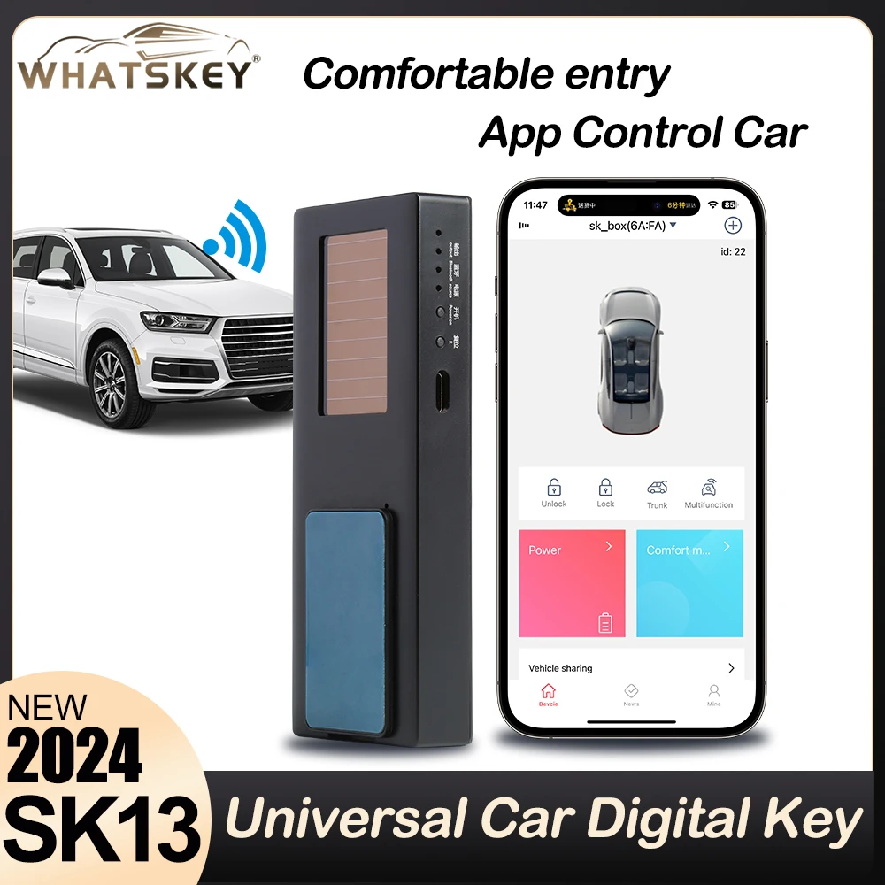 Llave-digital-de-coche-SK13-Llave-de-coche-inteligente-universal-para ...