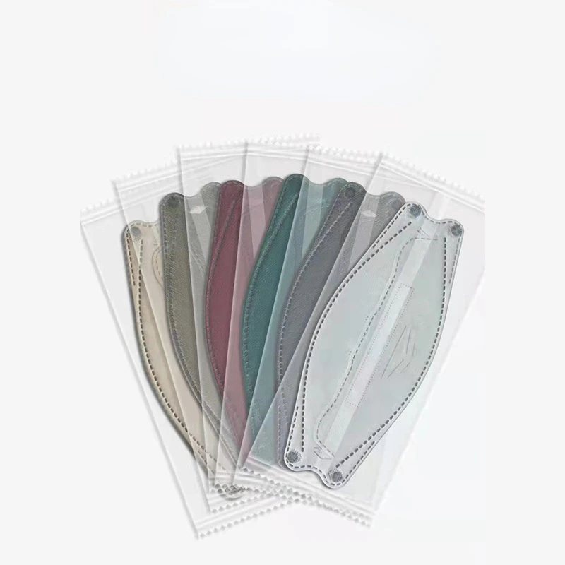 6PCS-3D-Fish-Mask-for-Women-Men-Black-Designer-Mascarillas-Negras-Non ...