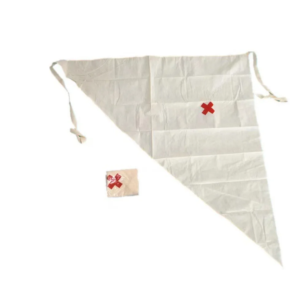 Profession First Aid Triangle Red Cross Teaching Training Cotton ...
