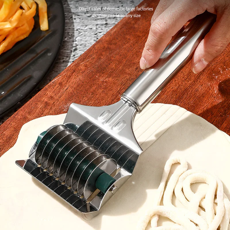 Stainless-Steel-Manual-Noodle-Cutter-Spaghetti-Pasta-Maker-Dough ...