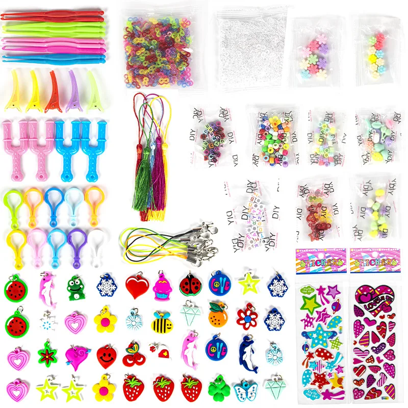 Rainbow Loom Bands 1790PCS Rubber Bands Bracelet Making Kit - 32 Color ...