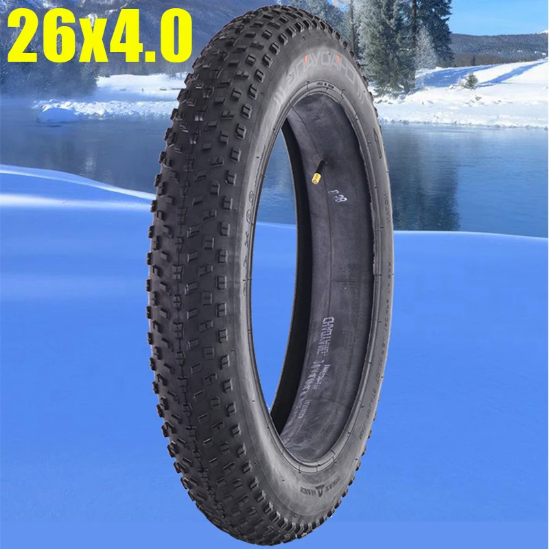 CHAOYANG 26x4.0 Fat Tire Anti-slip/Half Bald 26 Inch Beach Snowfield ...