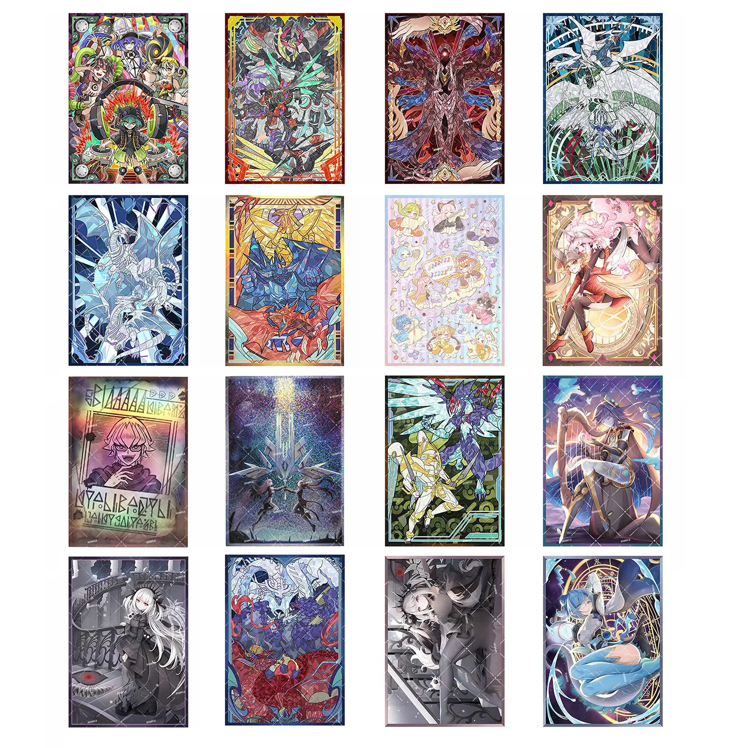 60PCS 63x90mm YUGIOH Card Sleeves YGO Card Protective Anime Protector ...