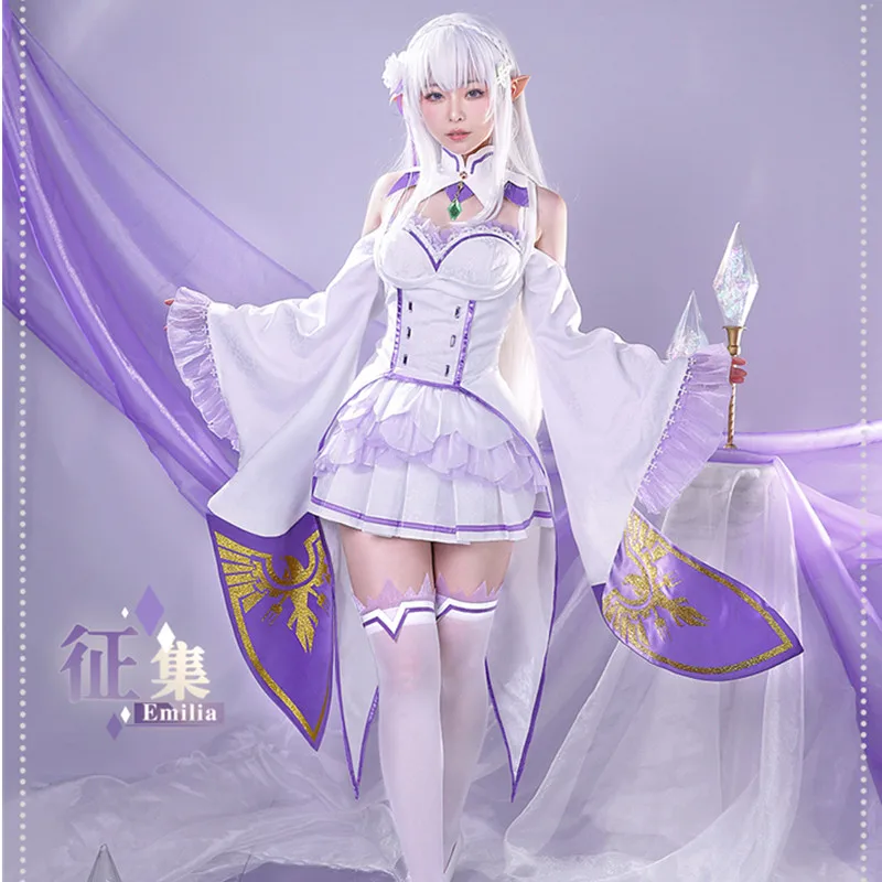 Emilia-Cosplay-Costume-Anime-Re-Zero-Cosplay-Halloween-Uniform-Women ...