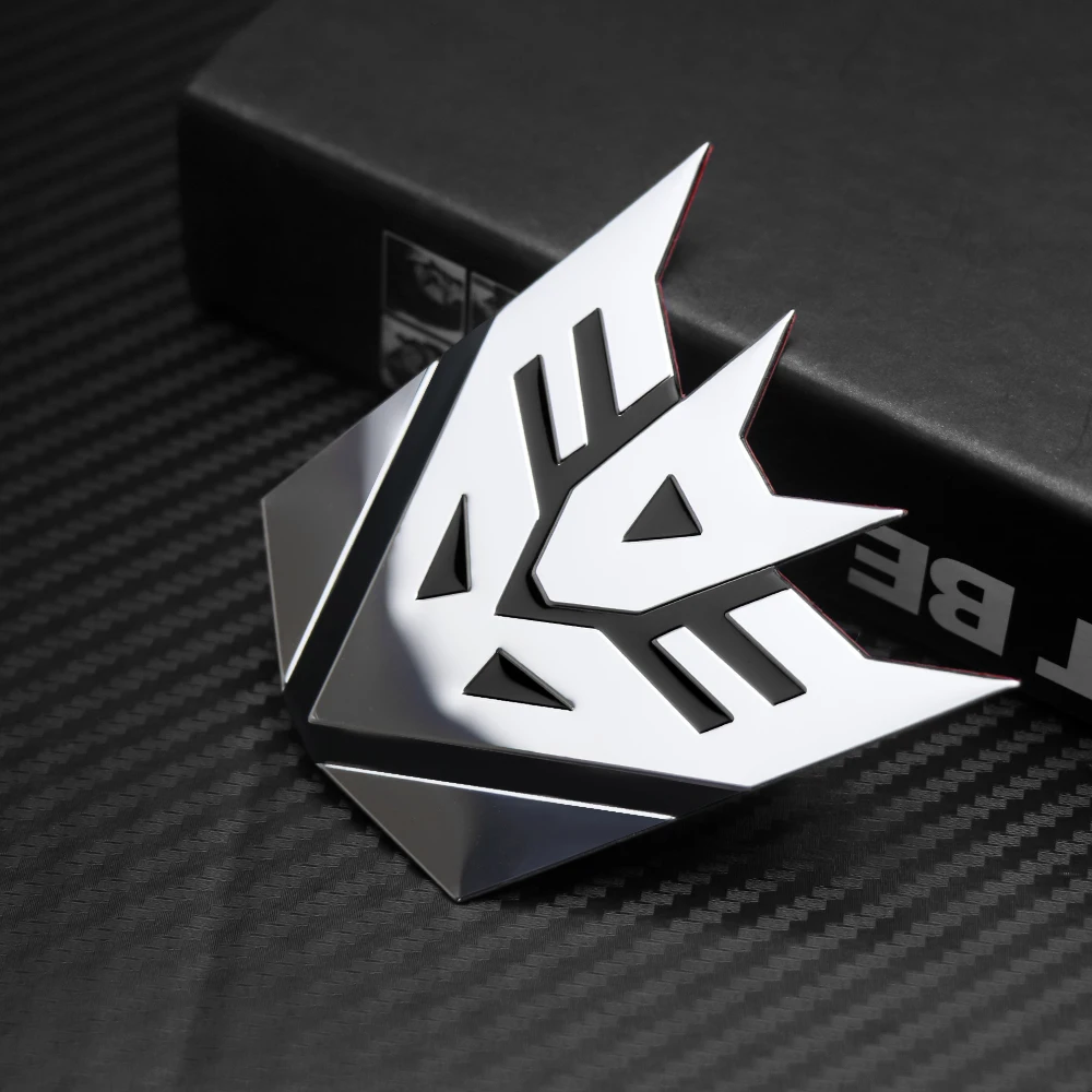 10pcs 3D Aluminum Transformers Decepticons Autobots Emblem Car Body ...