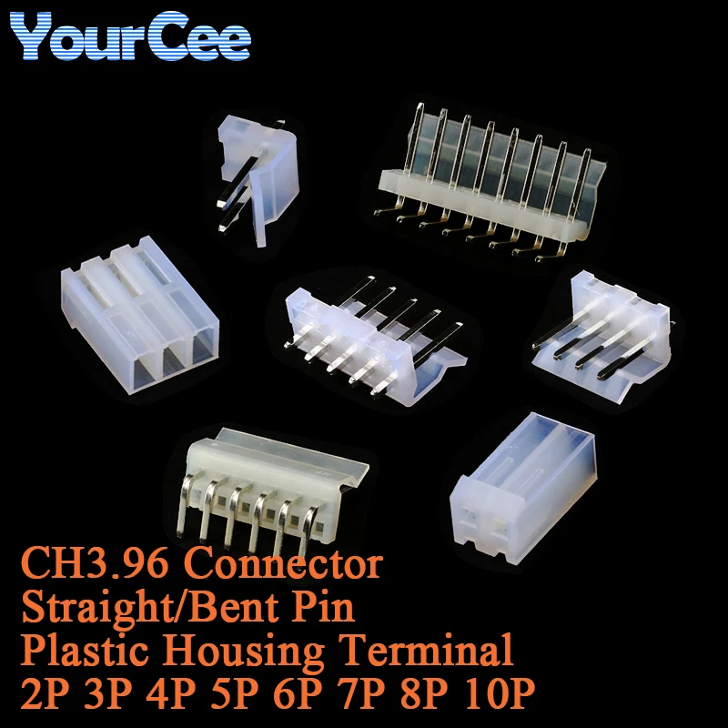 20pcs CH3.96 Connector 3.96mm Pitch CH3.96 2/3/4/5/6/7/8/10 Pin ...