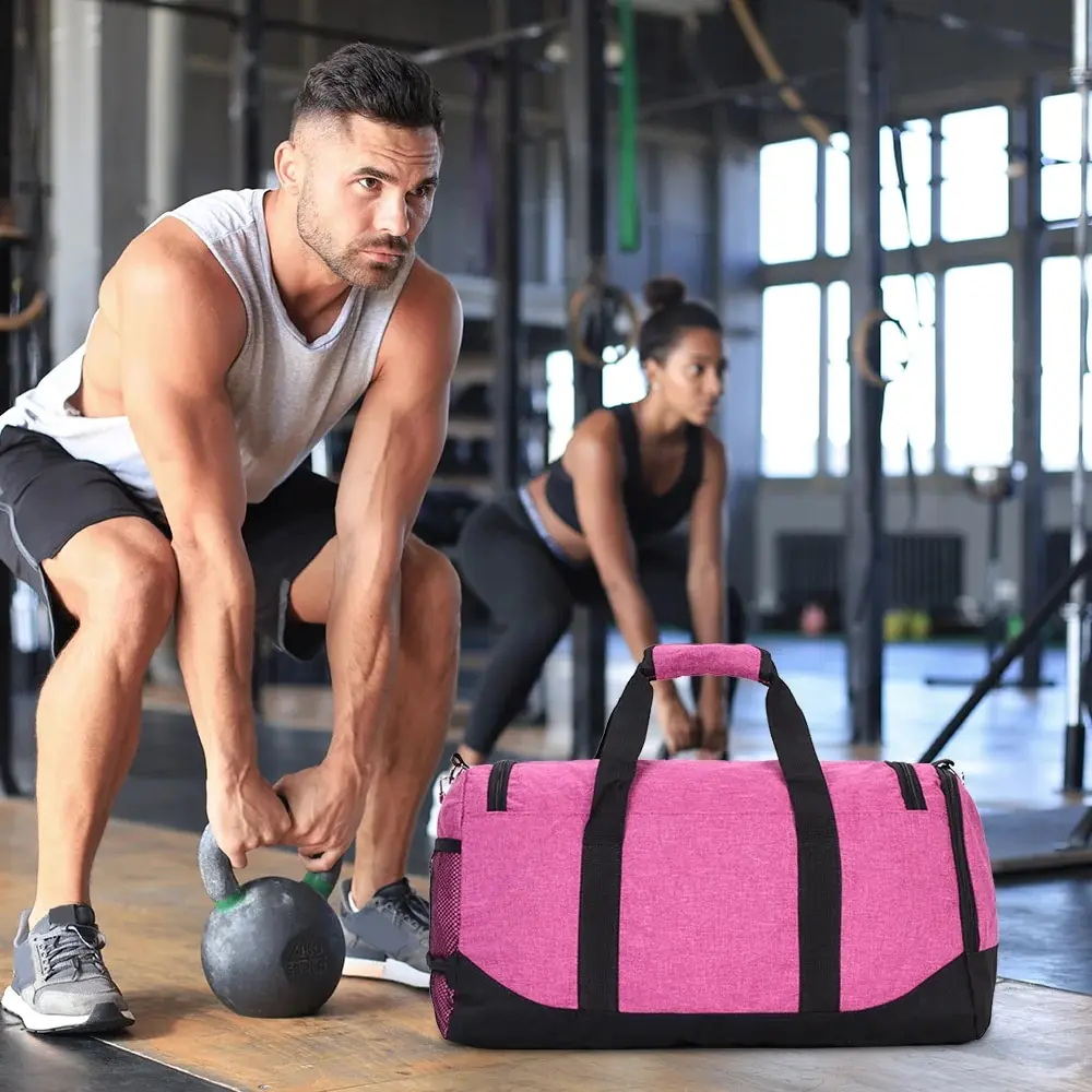 Multi-Functional-Gym-Bag-and-Travel-Pack-Stylish-Solid-Color-Yoga-Totes ...