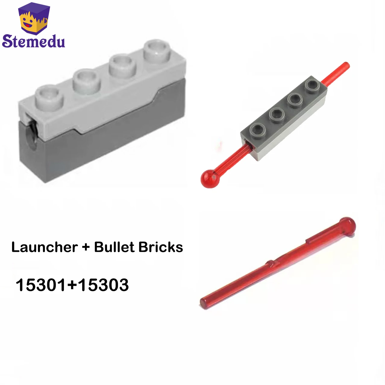 10Pcs-Technical-Puzzle-DIY-Building-Blocks-MOC-Toy-Shooter-Dart-Weapon ...