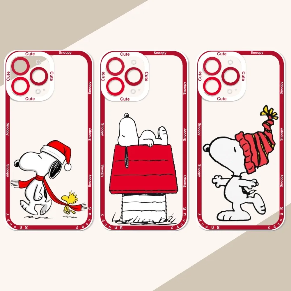 Cartoon S-Snoopy Phone Case For IPhone 12 11 13 14 Pro Max XR XS Max ...