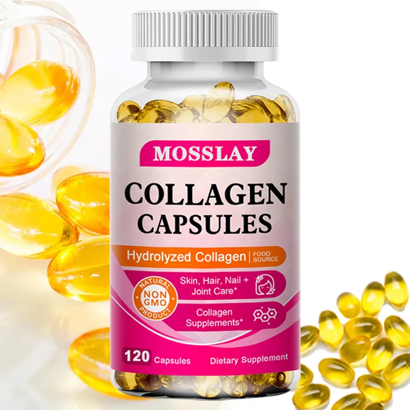 5 Hydrolyzed Collagen Peptides, Type I Ii Iii Vx Capsules, Complex ...