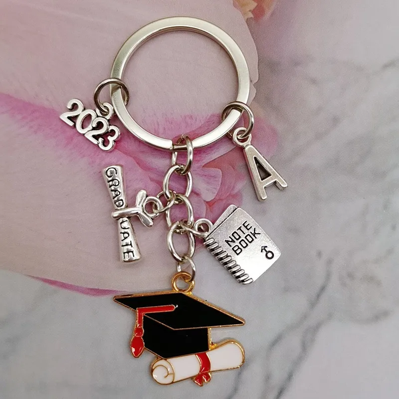 2023-new-A-Z-graduation-ceremony-keychain-graduation-lovely-enamel ...
