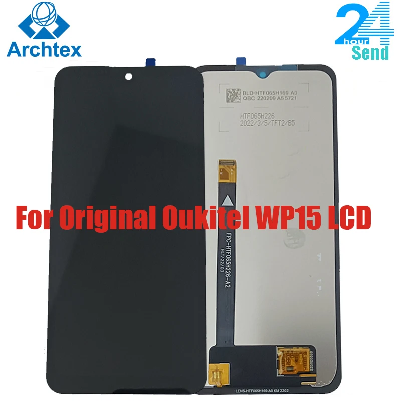 For Original Oukitel WP15 LCD Display +Touch Screen Screen Digitizer Assembly Replacement 6.52 ...