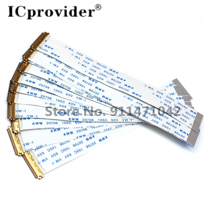 Câble Plat Flexible Ffc, Pas De 0.5mm Avec Awm 20706 150c 60v Vw-1 30 ...