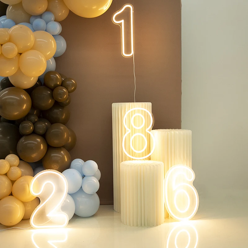 Numbers Neon Birthday Sign | Gifts Flash