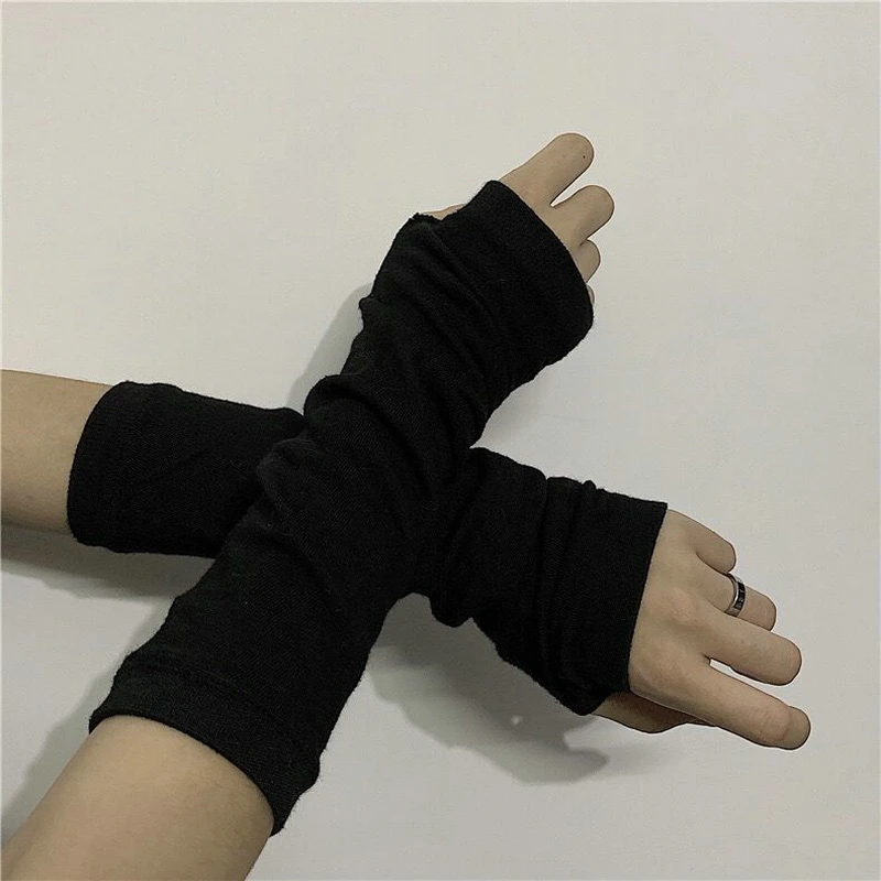 Anime Gloves Cosplay Darkly Ninja Mitten Oversleeve Man Women Fashion ...