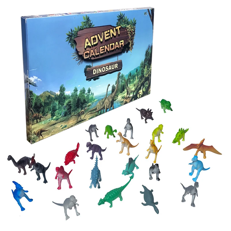 Calendario de Adviento 24 piezas/caja Calendario de Adviento Figuras de ...