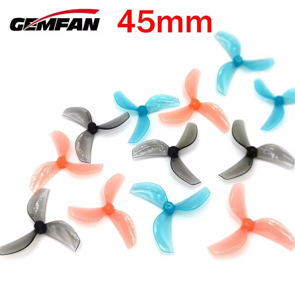 4Pairs/8PCS Gemfan 45mm 3-Blade 45mm-3 PC Propeller T-Mount 1.5mm 0805 ...