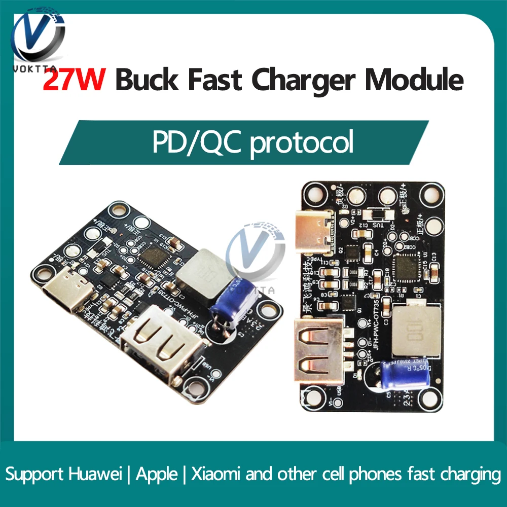 USB-Type-c-Dual-Port-Output-Fast-Charging-Module-Apple-PD3-0-PPS-Fast ...