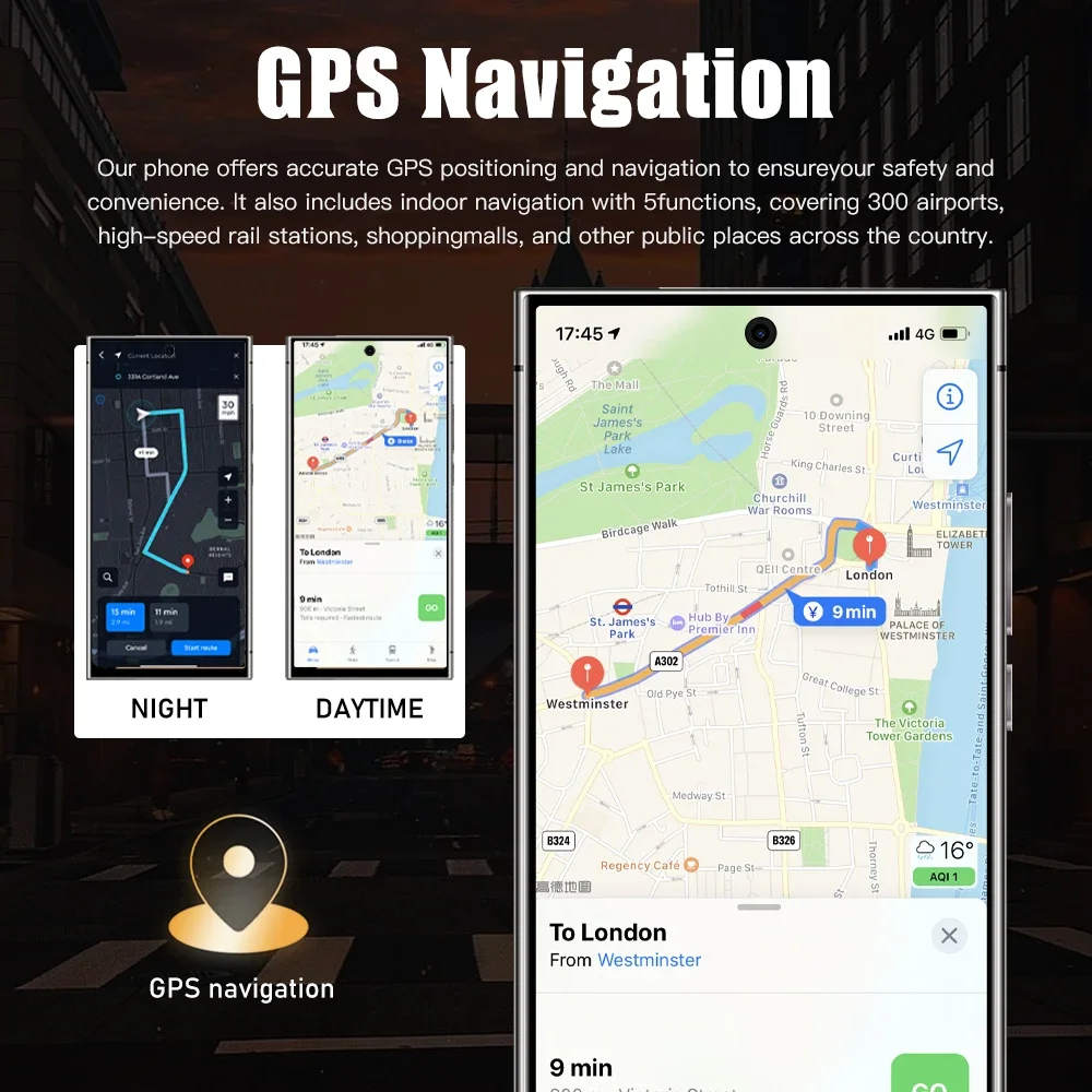 Оригинальный смартфон S24Ultra 5G Android 7,3 дюйма HD полноэкранный ...