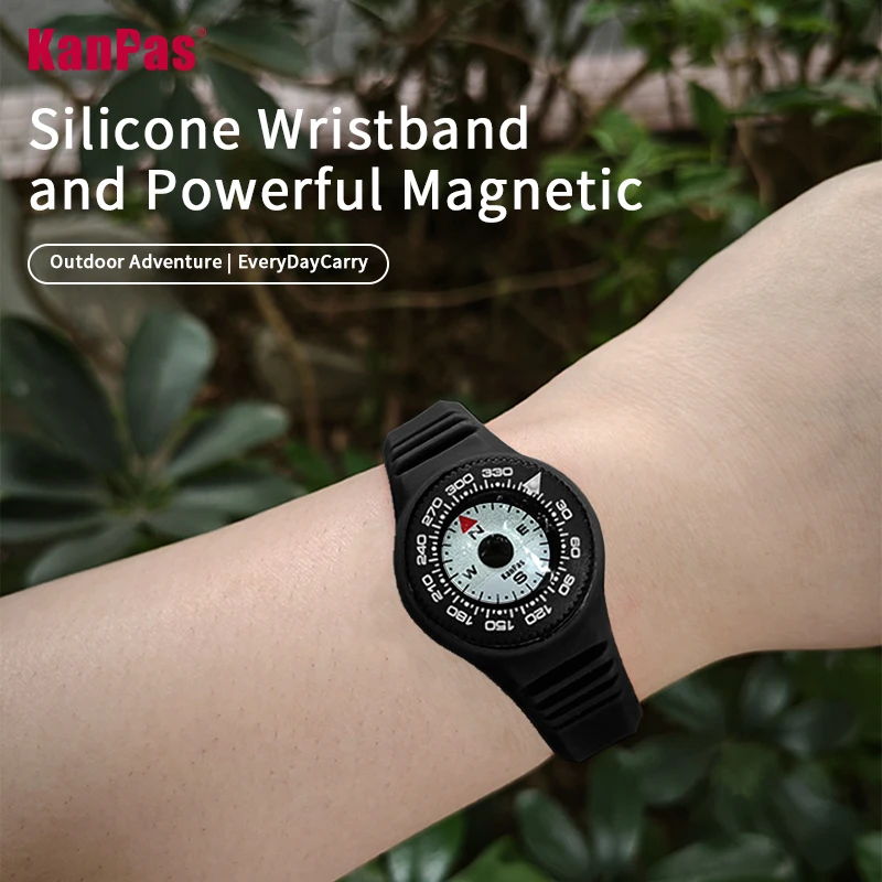 Silicone-Wristband-compass-water-proof-light-weight-powerful-luminous ...