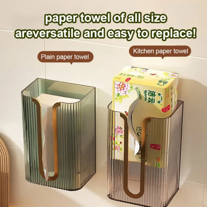 Luxury-wall-mounted-tissue-box-no-punch-creative-U-shaped-washcloth ...