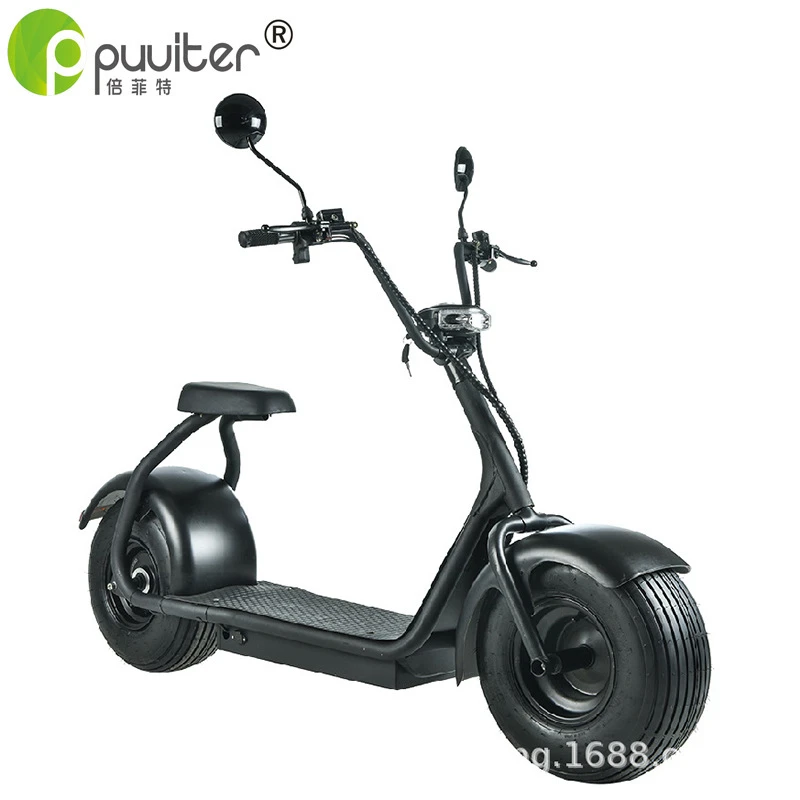 Chopper Electric City Coco Scooter Two Wheel Wide Tire Bobber 60v12a ...