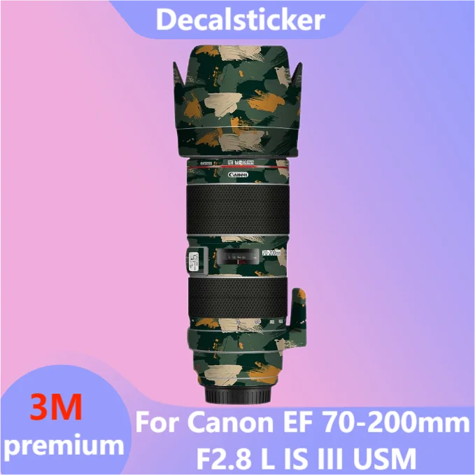 For-Canon-EF-70-200mm-F2-8-L-IS-III-USM-Lens-Sticker-Protective-Skin ...