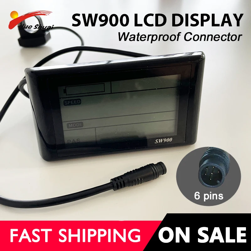 Ebike-SW900-LCD-Display-Control-Panel-Electric-Bicycle-Speed-Meter ...