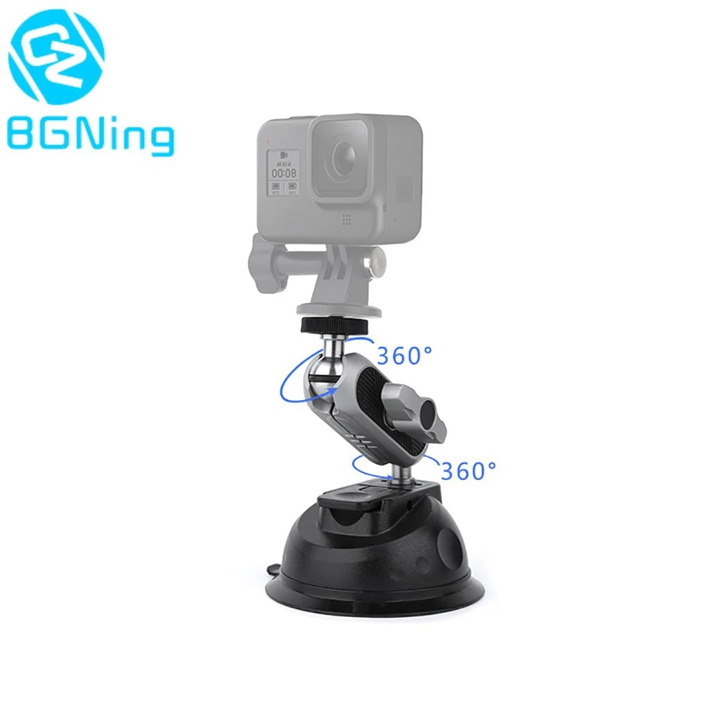 Strong Car Twist Lock Suction Cup Base 1" Ball Tripod Adapter ...