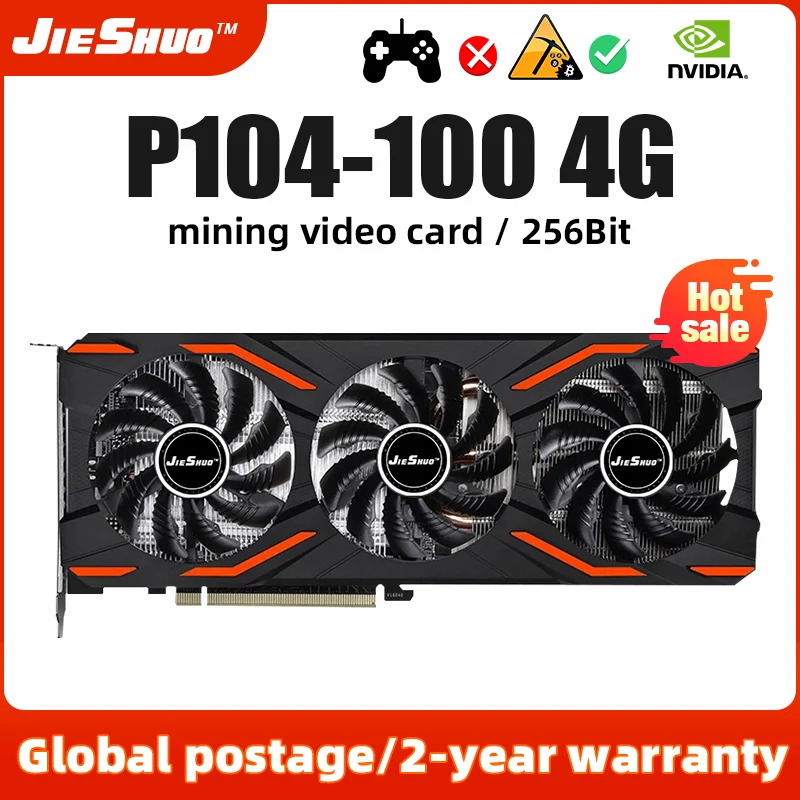 JIESHUO-tarjeta-gr-fica-NVIDIA-P104-100-4GB-1920SP-para-miner-a-16nm ...
