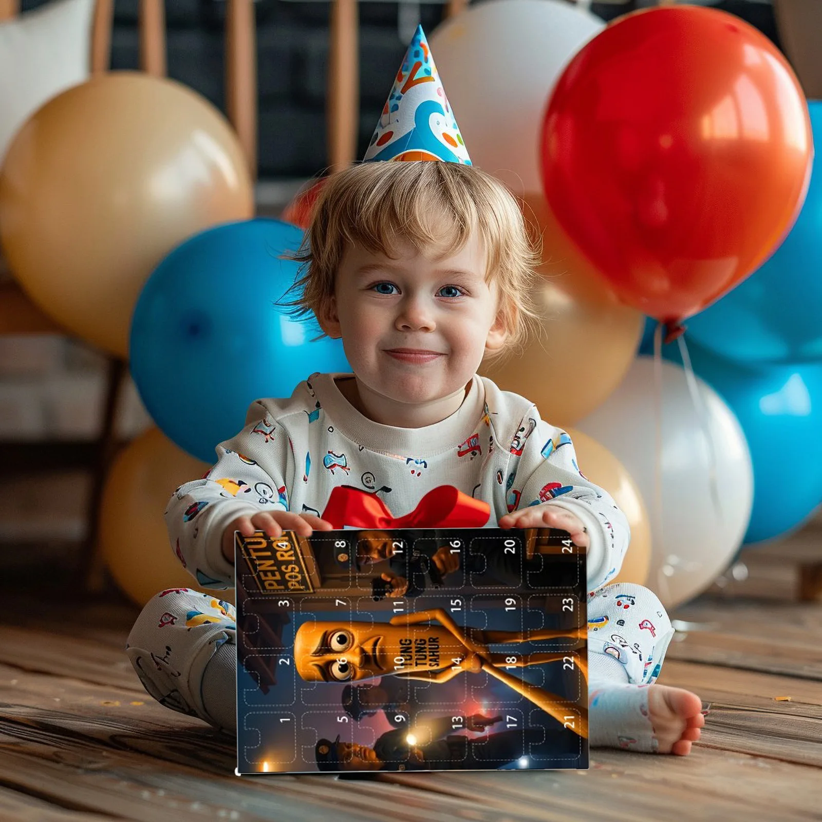 2025 24pcs Italian Brainrot Advent Calendar Tung Tung Tung Sahur ...