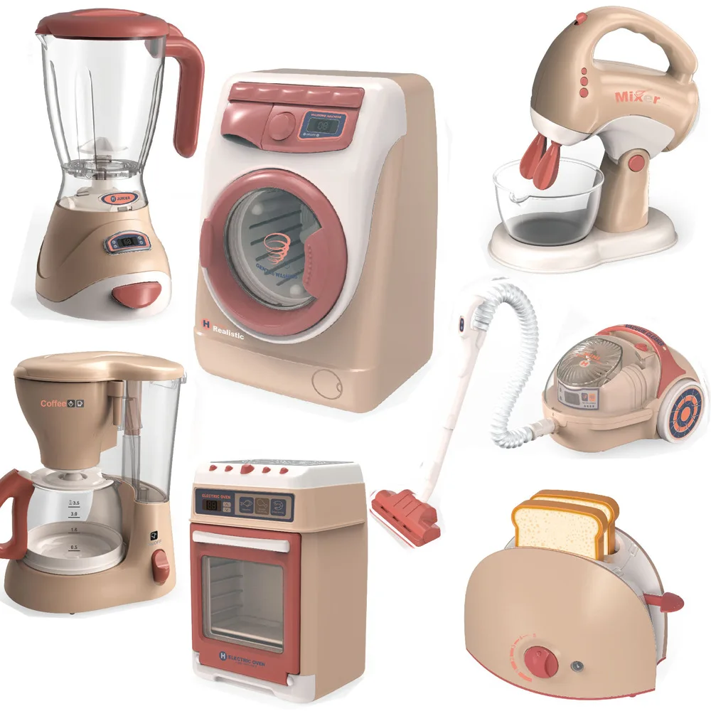 Kids-Kitchen-Toy-Set-Mini-Simulation-Household-Appliances-Toys-for ...