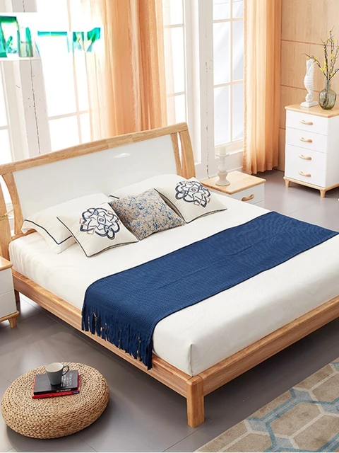 Simple Bed Design With Storage