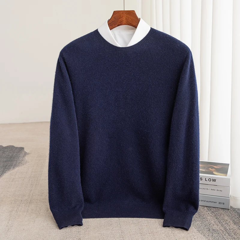 Autumn-and-winter-new-100-pure-wool-men-s-round-neck-business-casual ...
