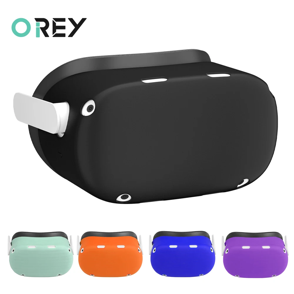 Silicone Protective Cover Shell Case For Oculus Quest 2 VR Headset Head ...