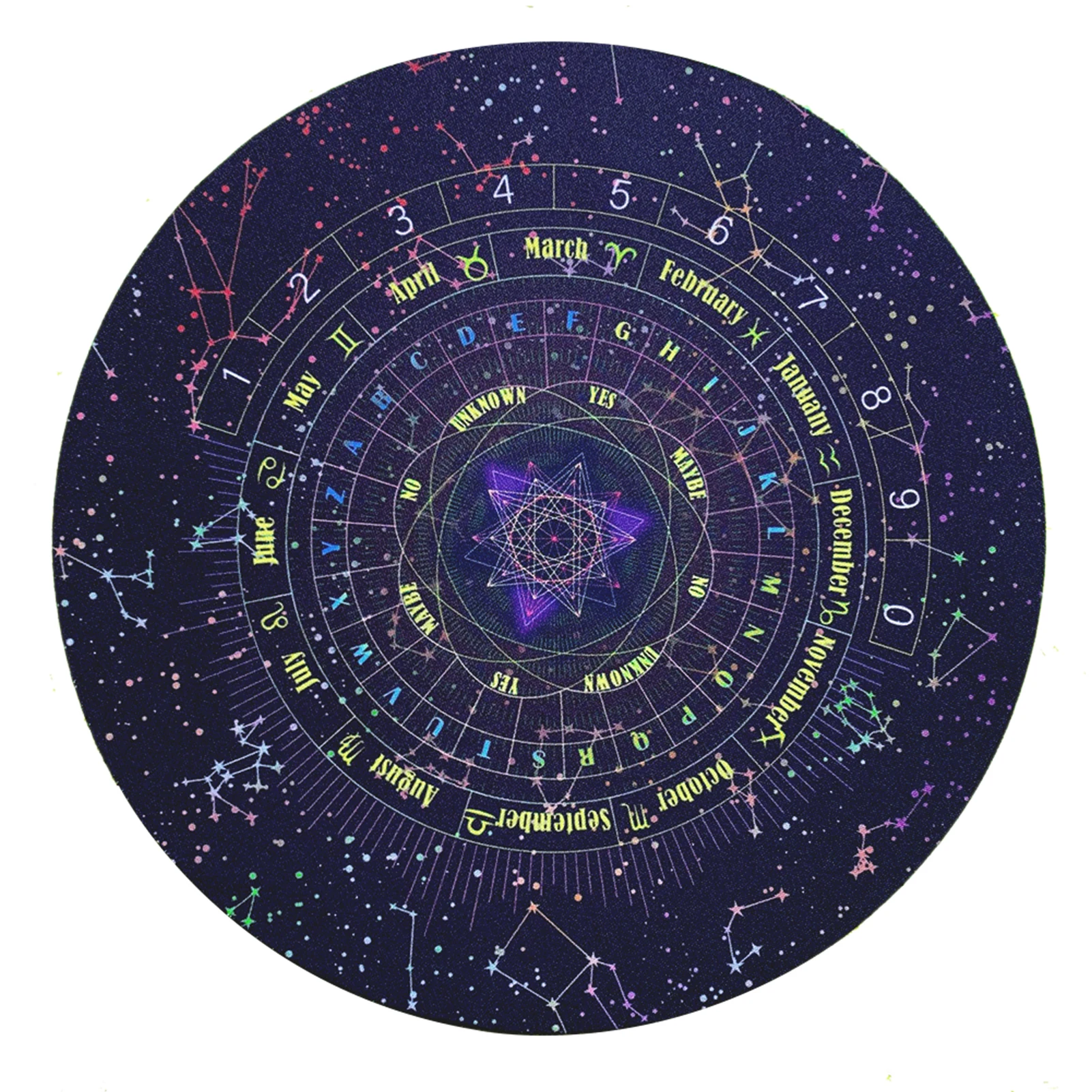 Divination-Pad-Party-Starry-Letter-Rubber-Astrology-Pendulum-Board ...