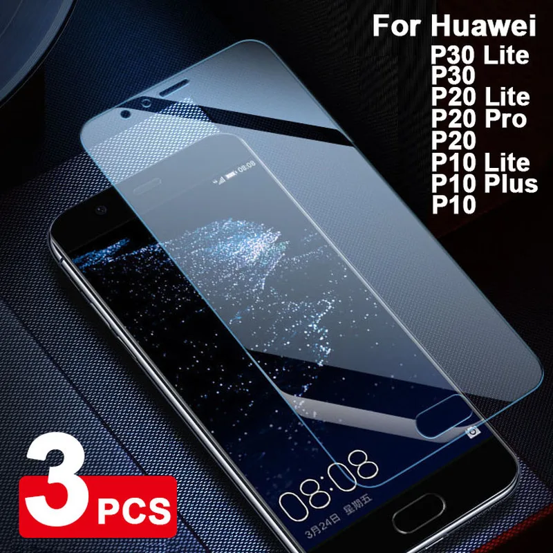 Protector de pantalla de vidrio templado ultrafino para Huawei P30 P20 P10 Lite Plus Pro Mate 20 ...