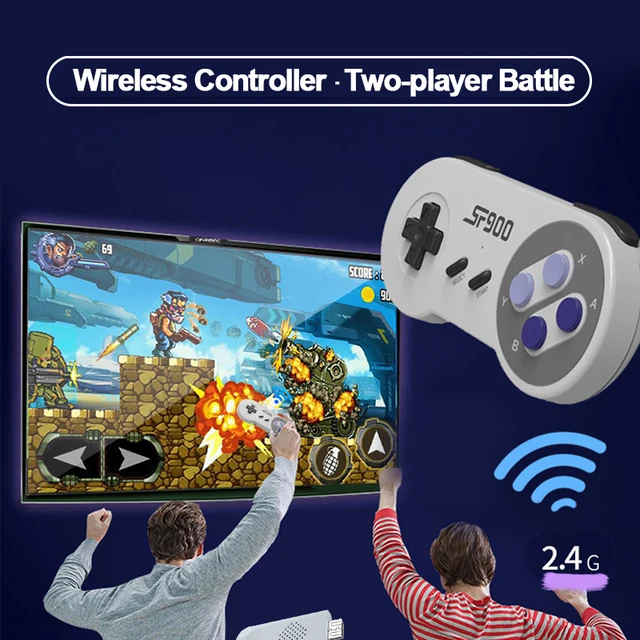 VILCORN 16-bit 8 BIt Wireless Dendy Retro TV Game Console For Super ...