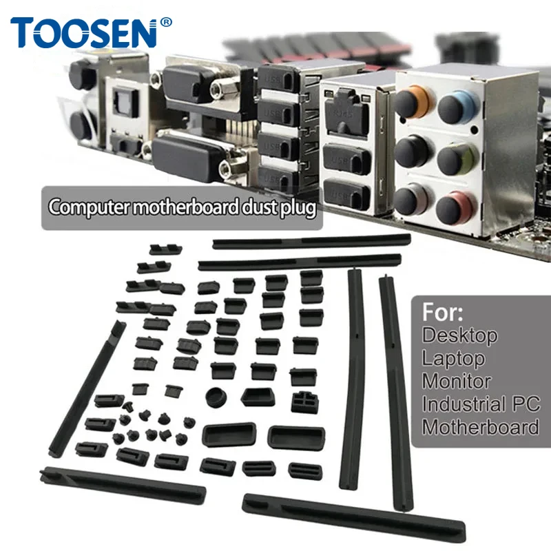 5Pcs-Desktop-Computer-Motherboard-Dust-Plug-Laptop-Usb-Network-Cable ...