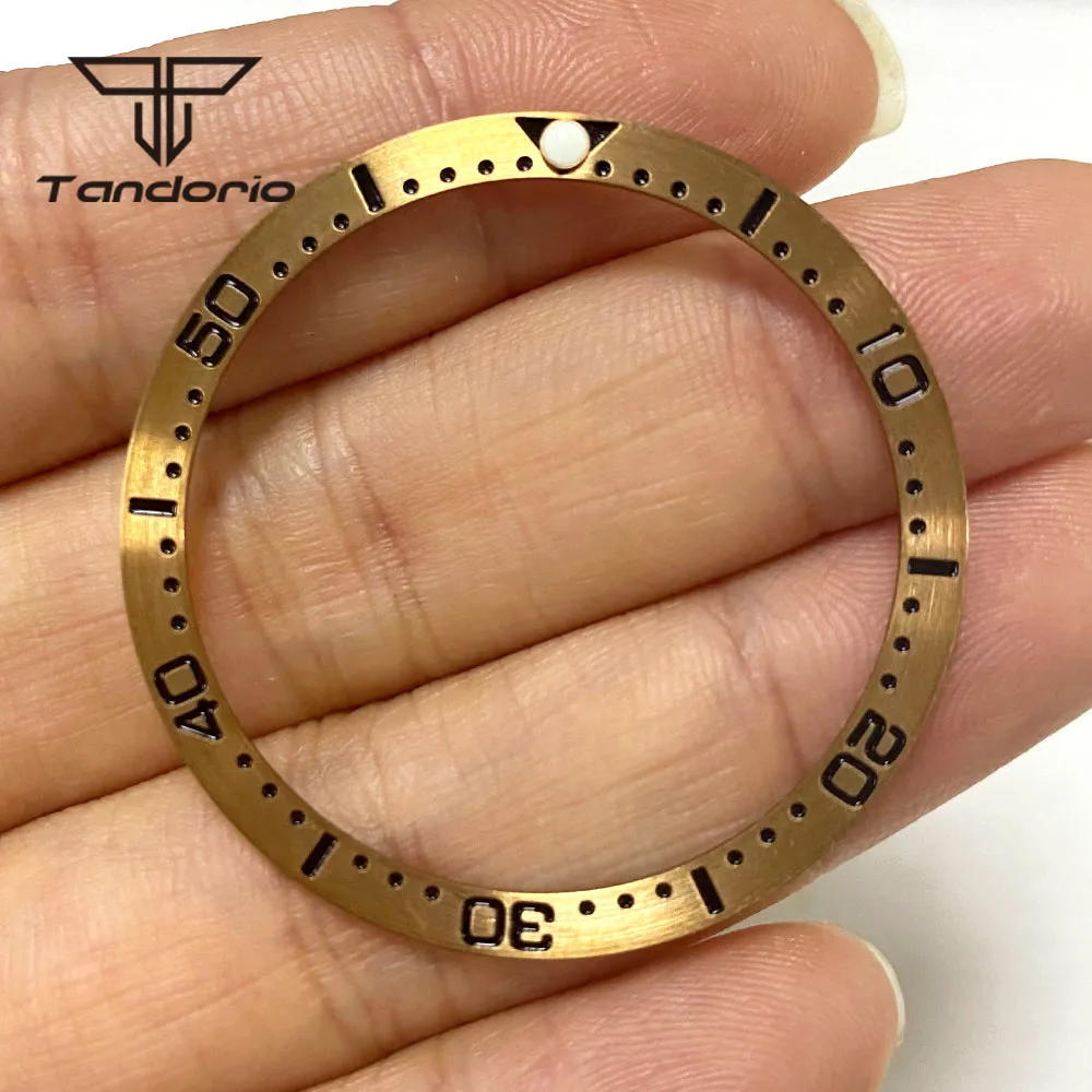 Bronze-Ceramic-Flat-Watch-Bezel-Insert-Ring-38mm-32-15mm-MOD ...