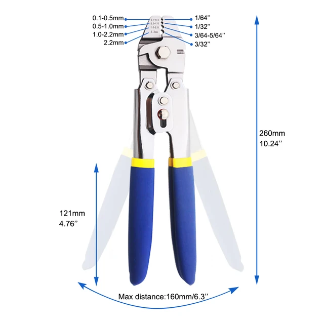 Fishing Swaging/Crimping Tool for 2.2mm Aluminium Crimps - Easy Fishing ...