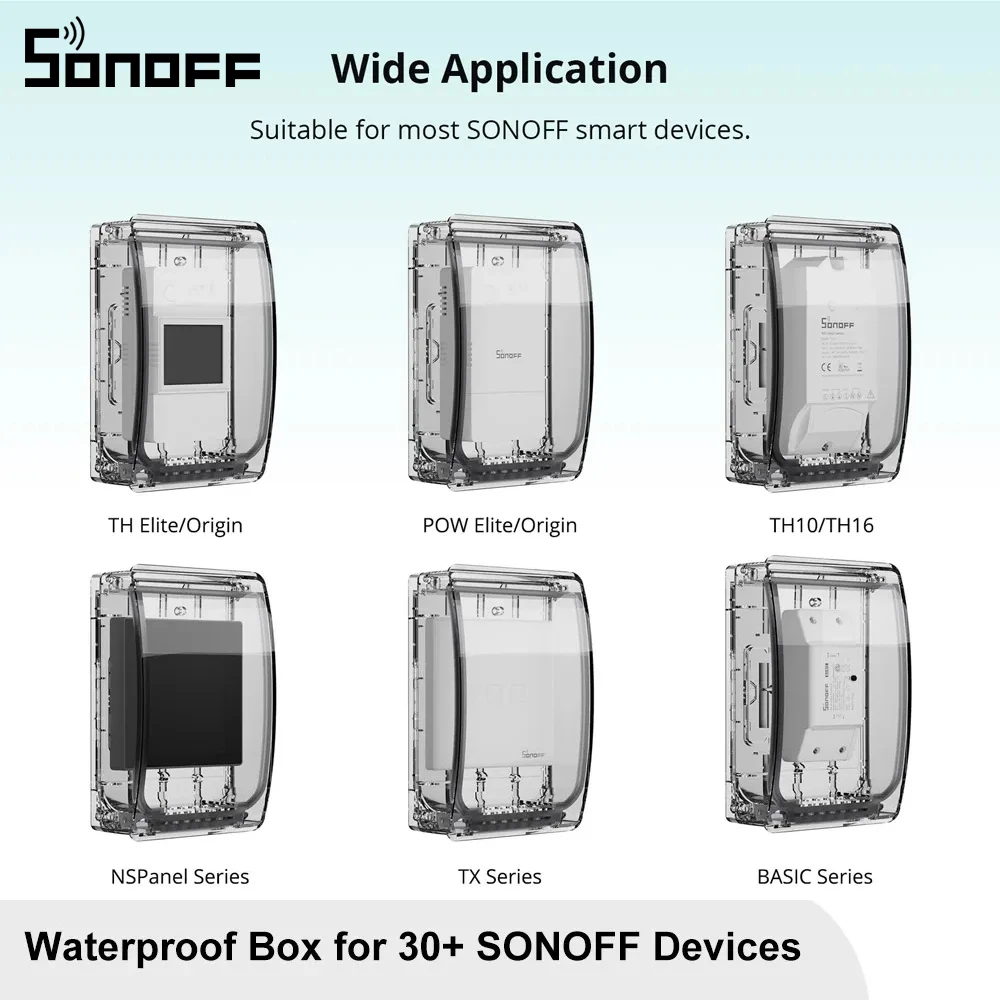 SONOFF-Switch-Waterproof-Box-R2-Compatible-With-SONOFF-BASIC-DUAL-TH ...