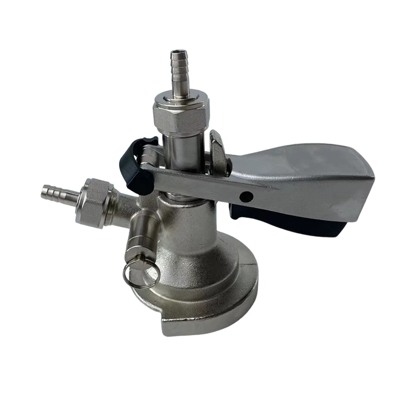 M-Type-Keg-Coupler-Keg-Head-With-Metal-Handle-5-8-G-With-Pressure ...