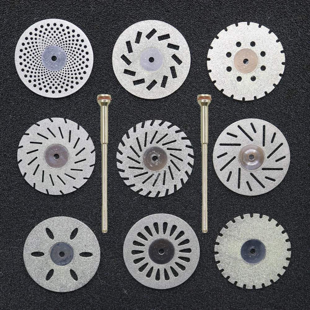 Dental lab 0.20mm Double Sided Diamond Cutting Disc for separating ...